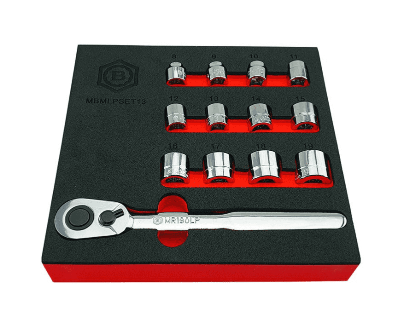 Britool Hallmark MBMLPSET13 13 Piece Low Profile / Restricted Access ...