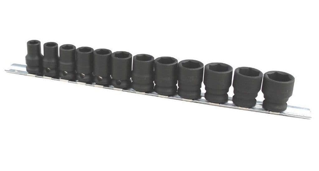 Britool Hallmark MHMPSET12 12 Piece 3/8 Drive Impact Socket Set