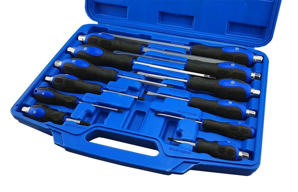 Britool Hallmark SDSET12 12 Piece Combination Screwdriver Set With ...