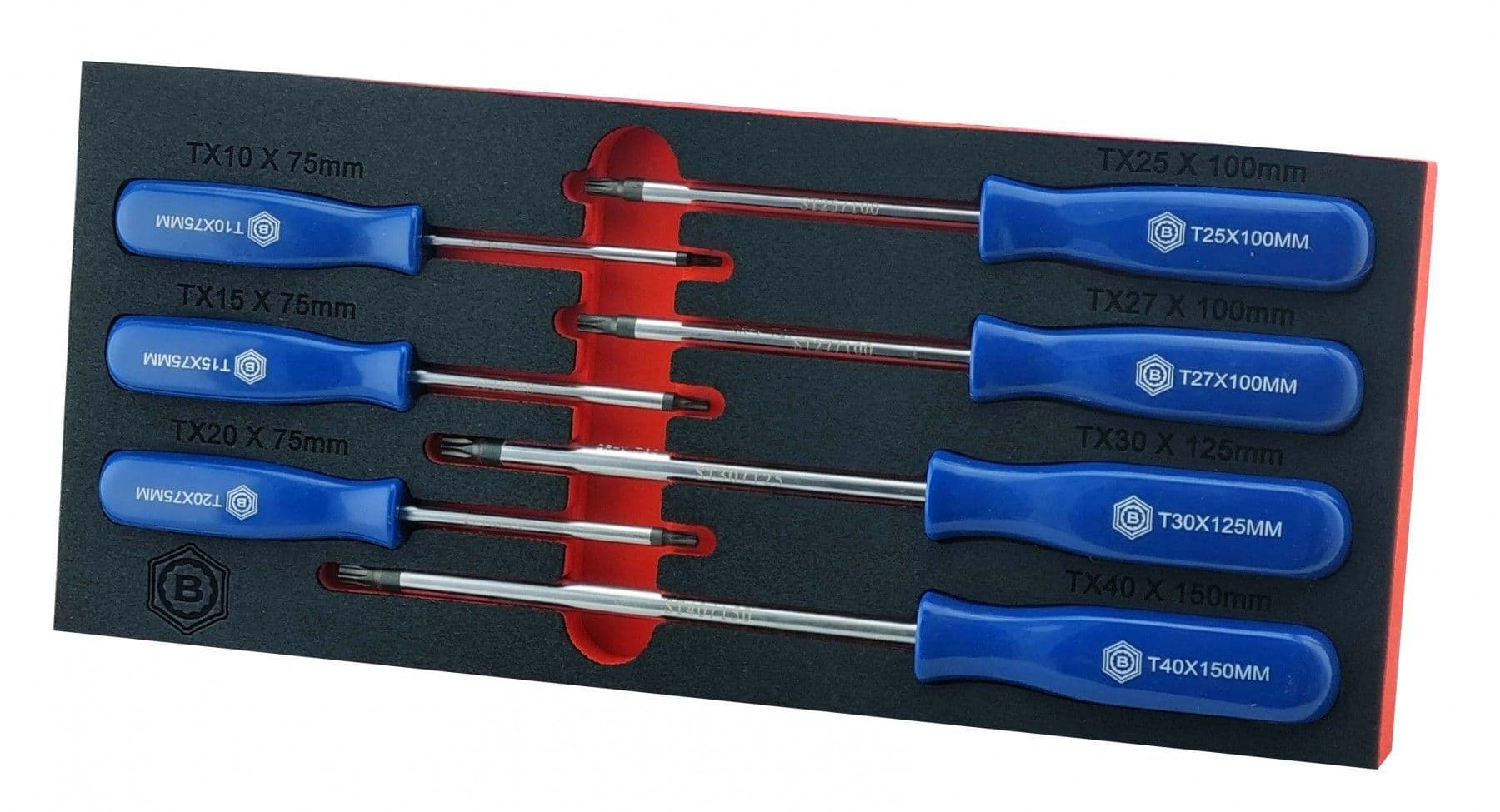 Britool Hallmark SDSET3 7 Piece Torx Screwdriver Set