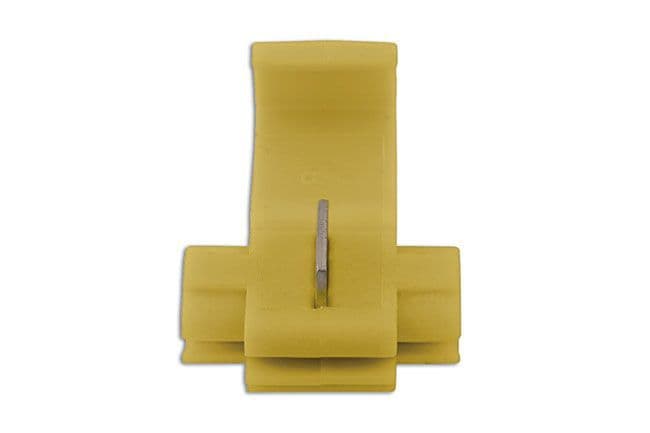Connect 30247 Yellow Splice Connector 4 0-6 0mm Pk 100
