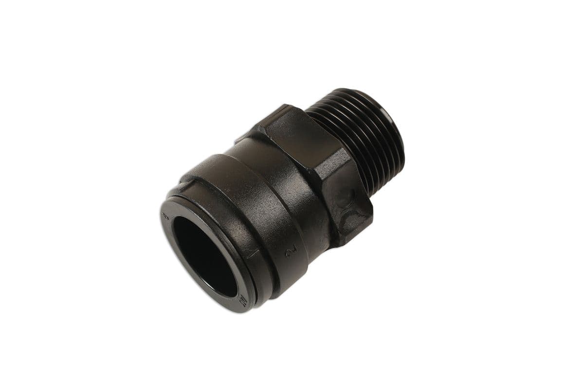 Connect 31006 Push-Fit Male Connector 22mm Tube OD to 3/4 BSPT Pk 5