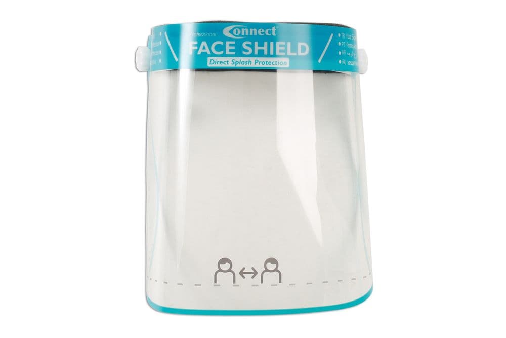 Connect 35369 Professional Face Shield Direct Splash Protection Pack 1