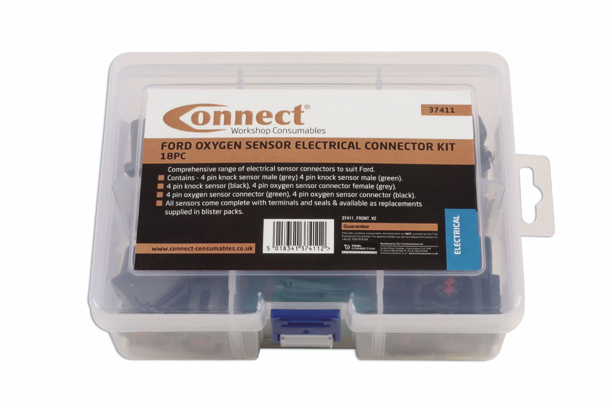 Connect 37411 18 Piece Assorted Ford Oxygen Sensor Electrical Connector Kit