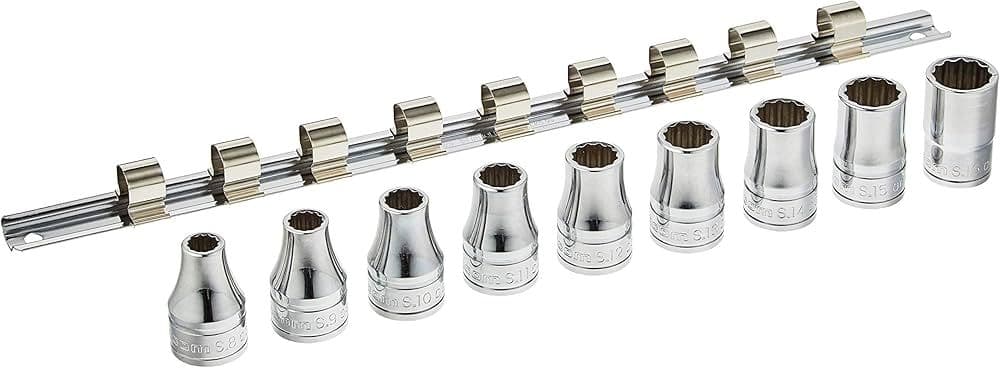 Facom S 40E 1/2" Drive 9 Piece Metric Socket Set
