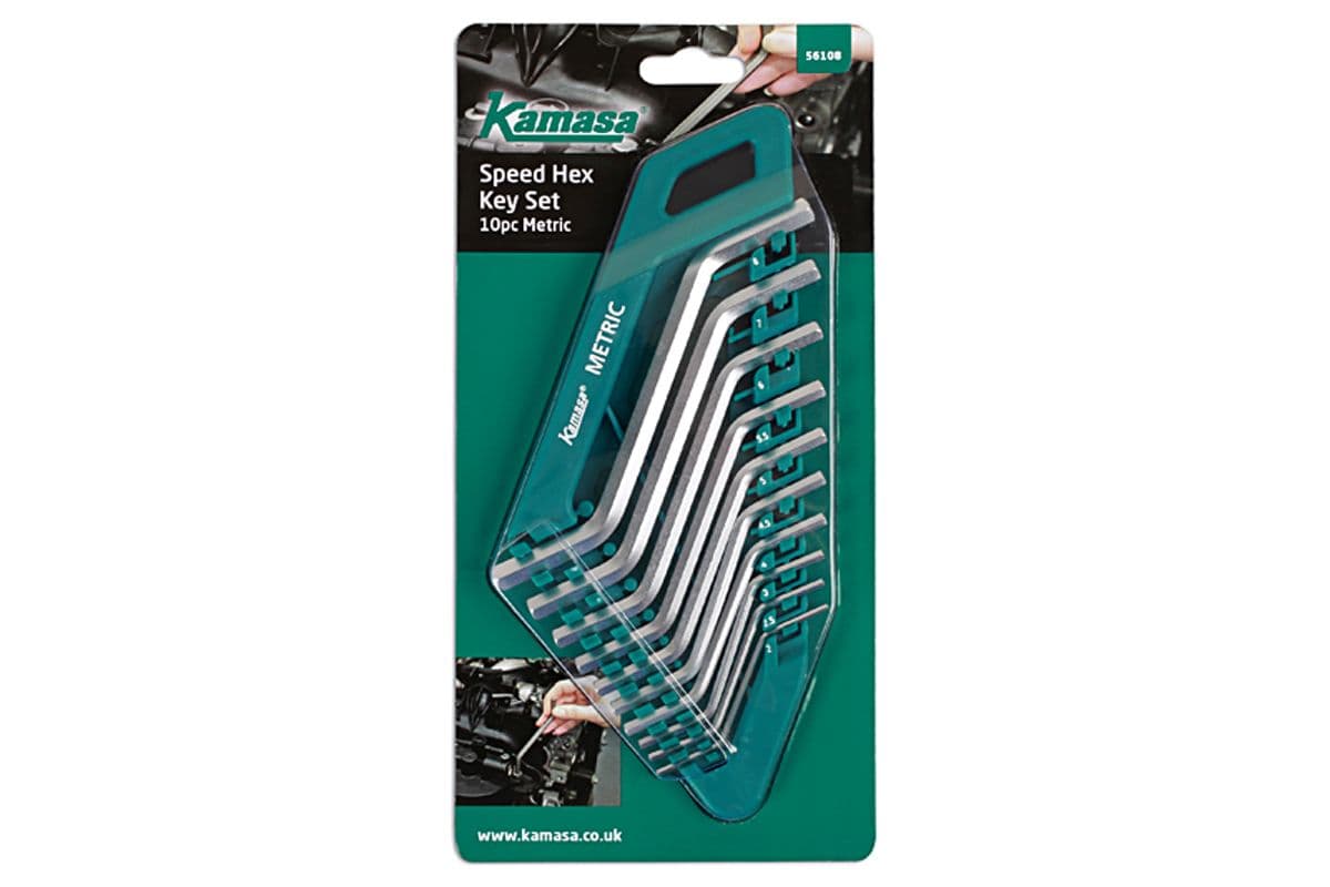 Kamasa 56108 10 Piece Speed Hex Key Set