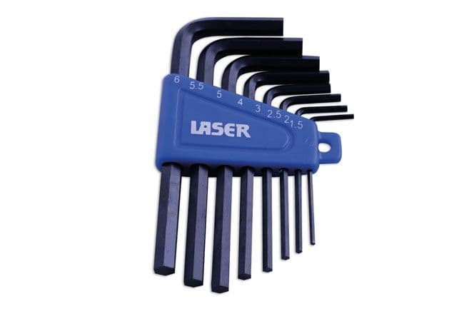Laser 0268 Hex Key Set 8 piece
