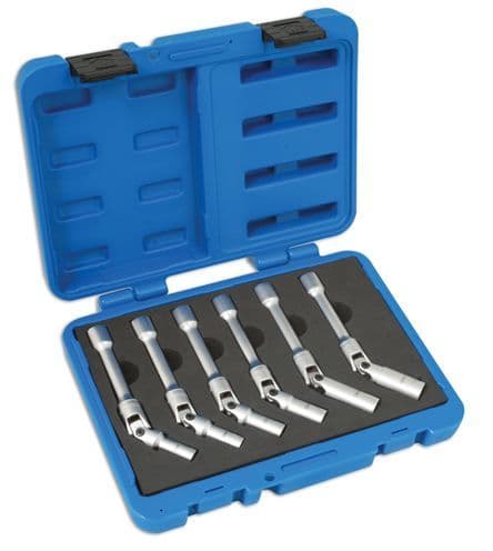 Laser 4324 6 Piece Extra Long Glow Plug Socket Set