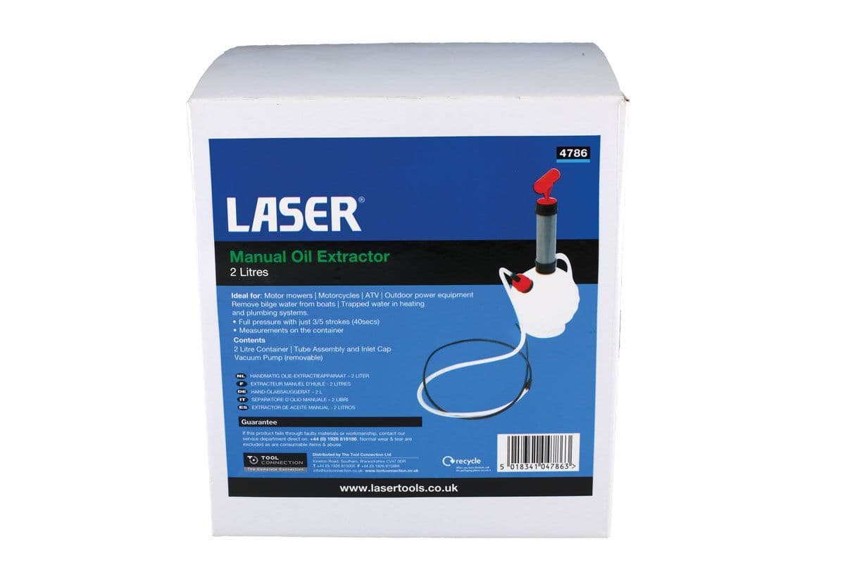 Laser 4786 Manual Oil Extractor 2 Litre