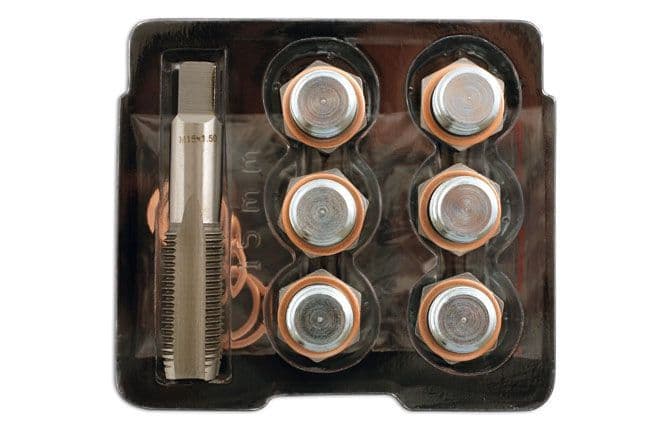 Laser 5227 Oil Sump Plug Thread Repair Kit M15 X 1 5