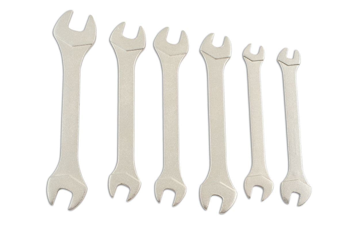 Laser 5678 6 Piece Open Ended Mini Spanner Set