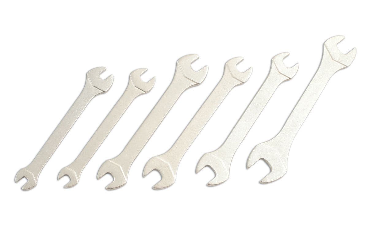 Laser 5678 6 Piece Open Ended Mini Spanner Set