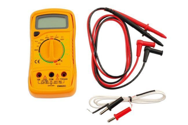 Laser 5989 Multi Meter/Temp Tester - Digital