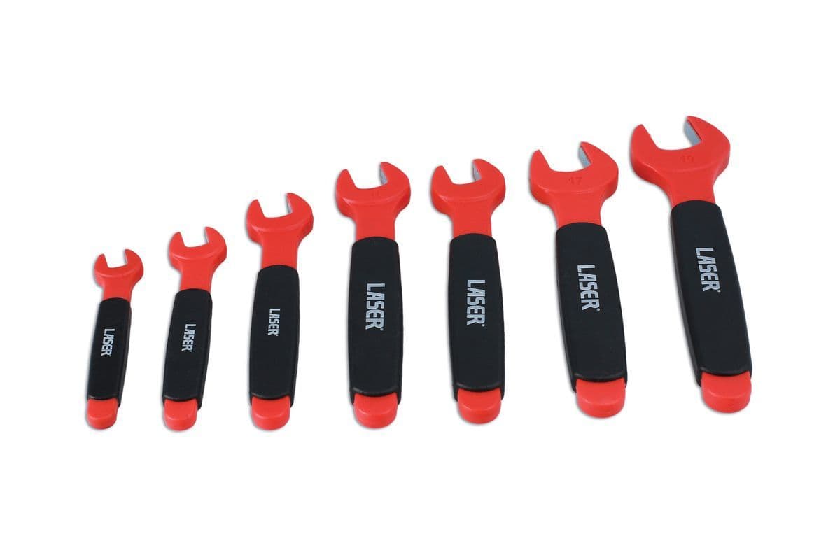 Laser 6048 7 Piece Insulated Open Ended Spanner Set