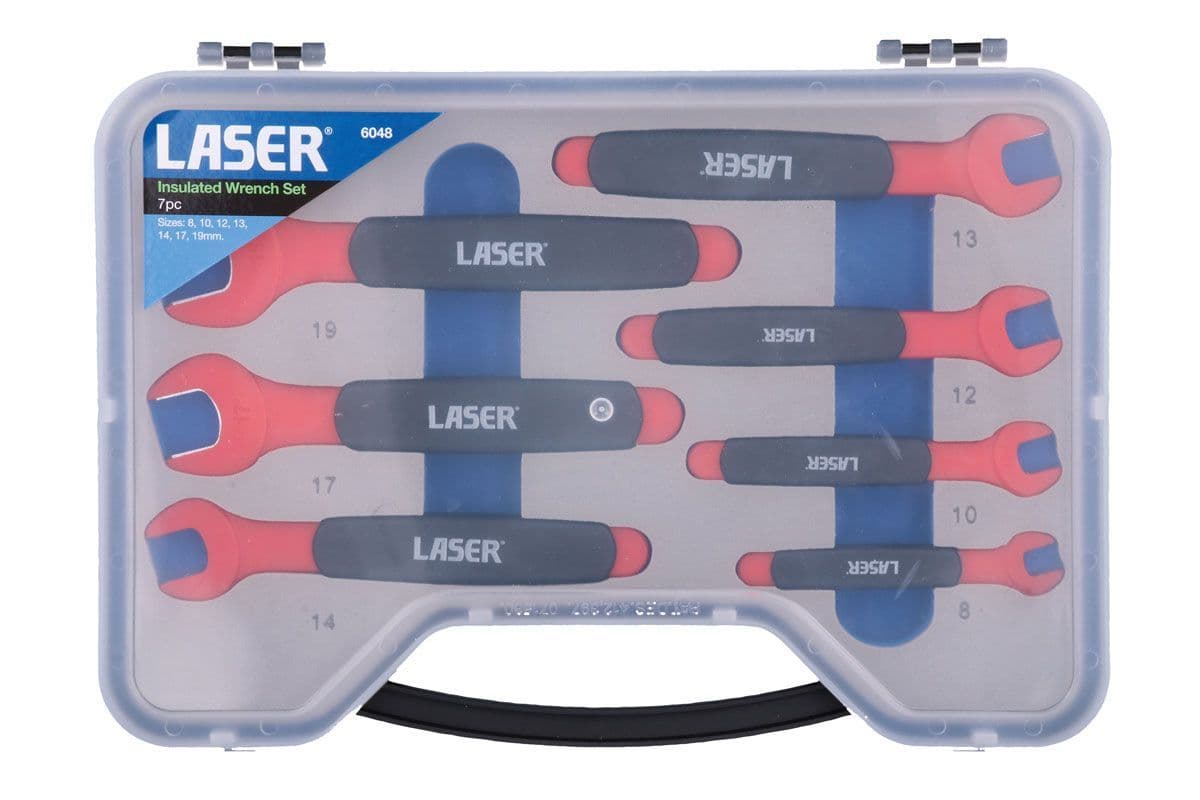 Laser 6048 7 Piece Insulated Open Ended Spanner Set