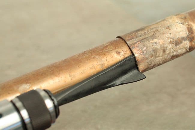 Muffler Chisel Muffler Splitter Air Chisel, .401 In Shank Size,