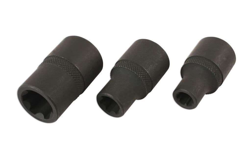 Laser 6575 3 Piece Ribe Profile Socket Set