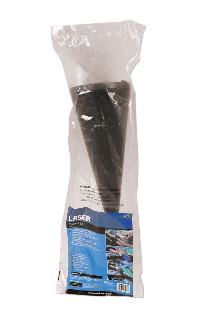 Laser 7074 3 Piece Funnel Set