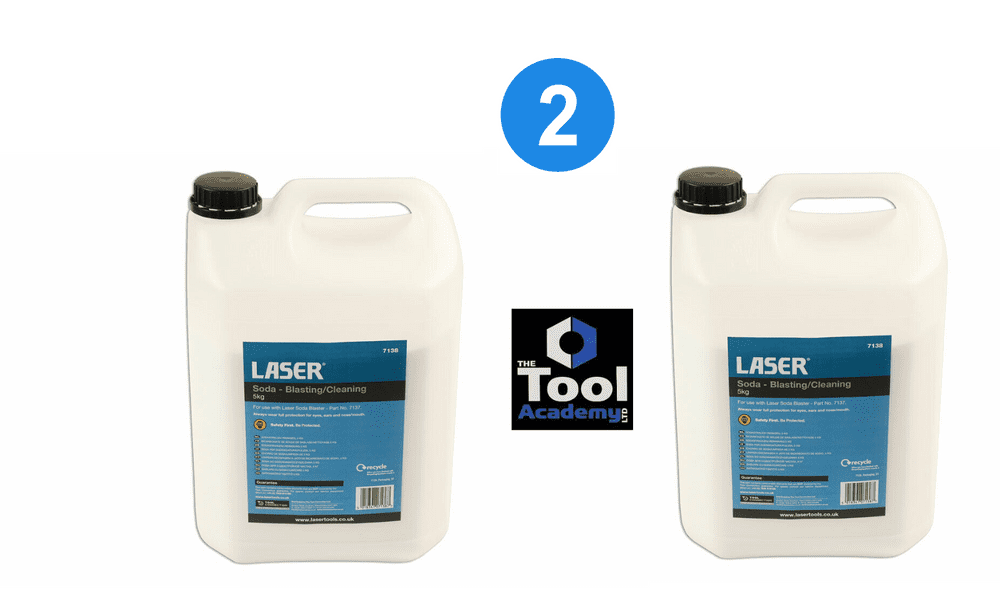Laser 7138X2 2 x Soda Blasting/Cleaning 5kg