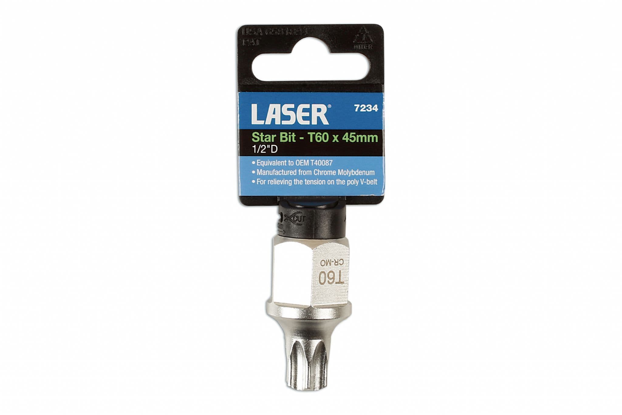 Laser 7234 1/2"Drive Star T60 Bit