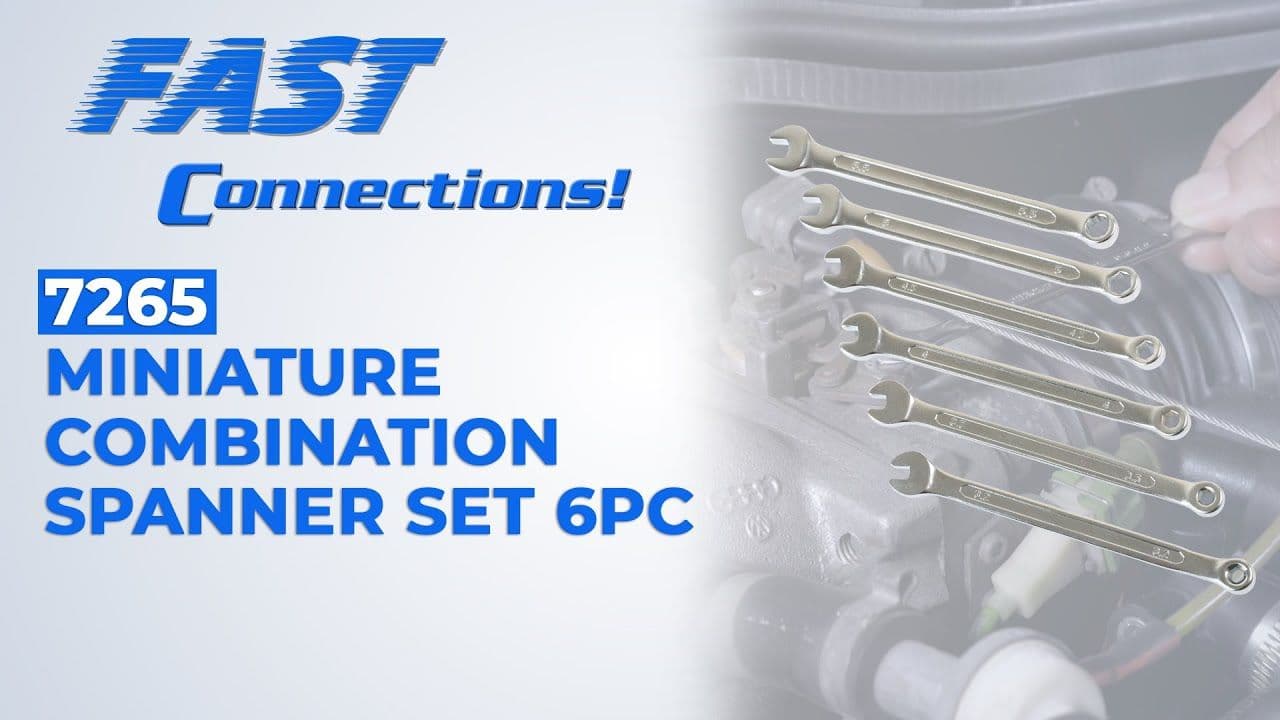 Laser 7265 6 Piece Miniature Metric Combination Spanner Set