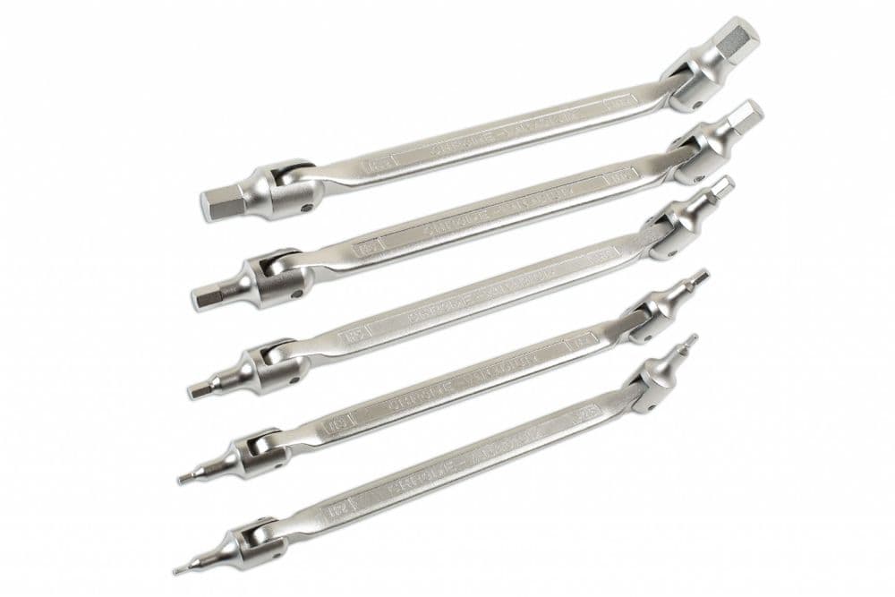 Laser 7480 5 Piece Double Ended Flexible Hex Bit Set