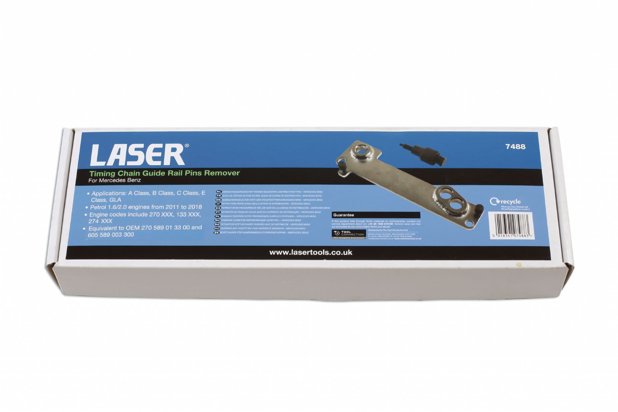 Laser 7488 Timing Chain Guide Rail Pins Remover Fits Mercedes Benz