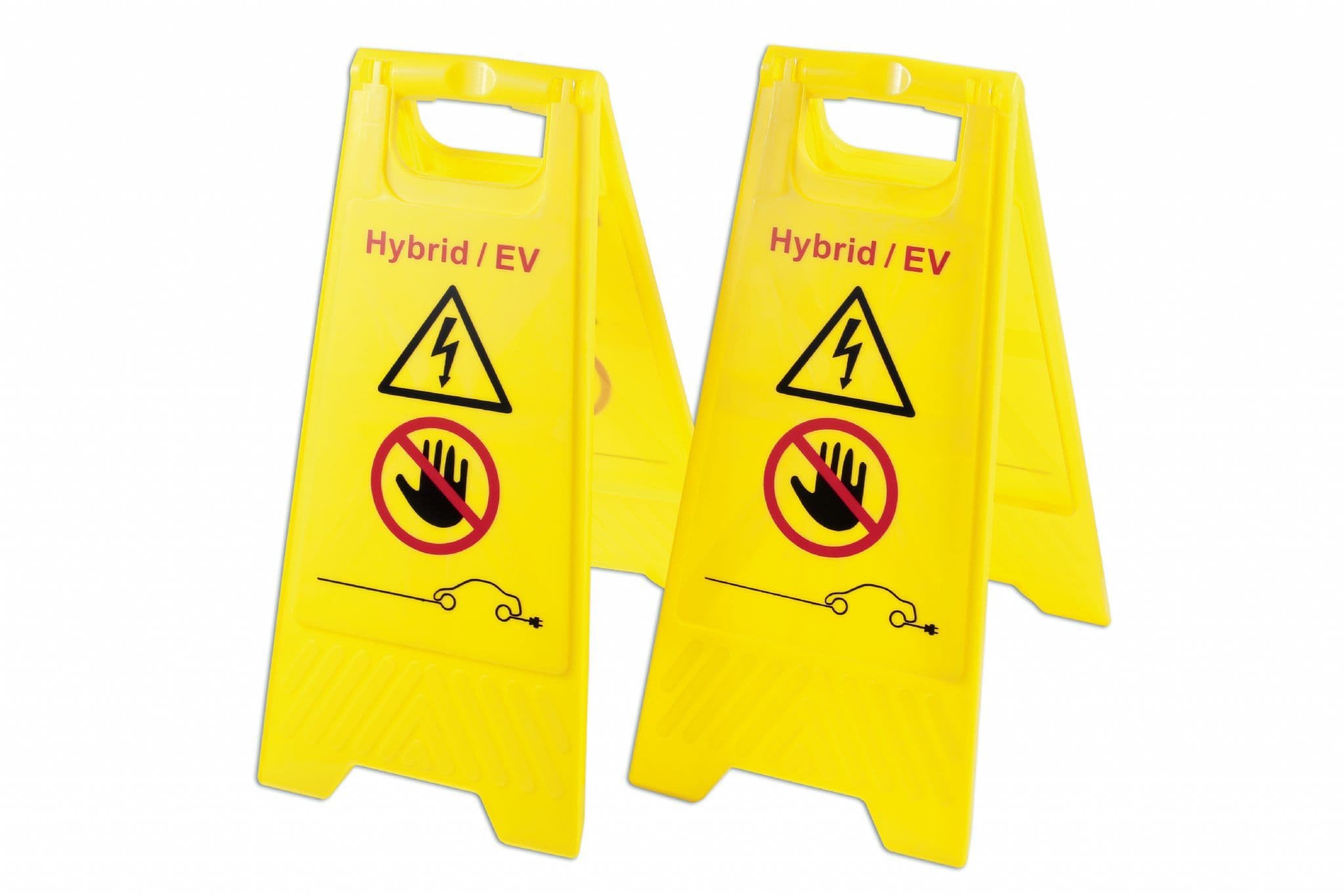 Laser 7521 2 Piece EV/Hybrid Floor Warning Signs
