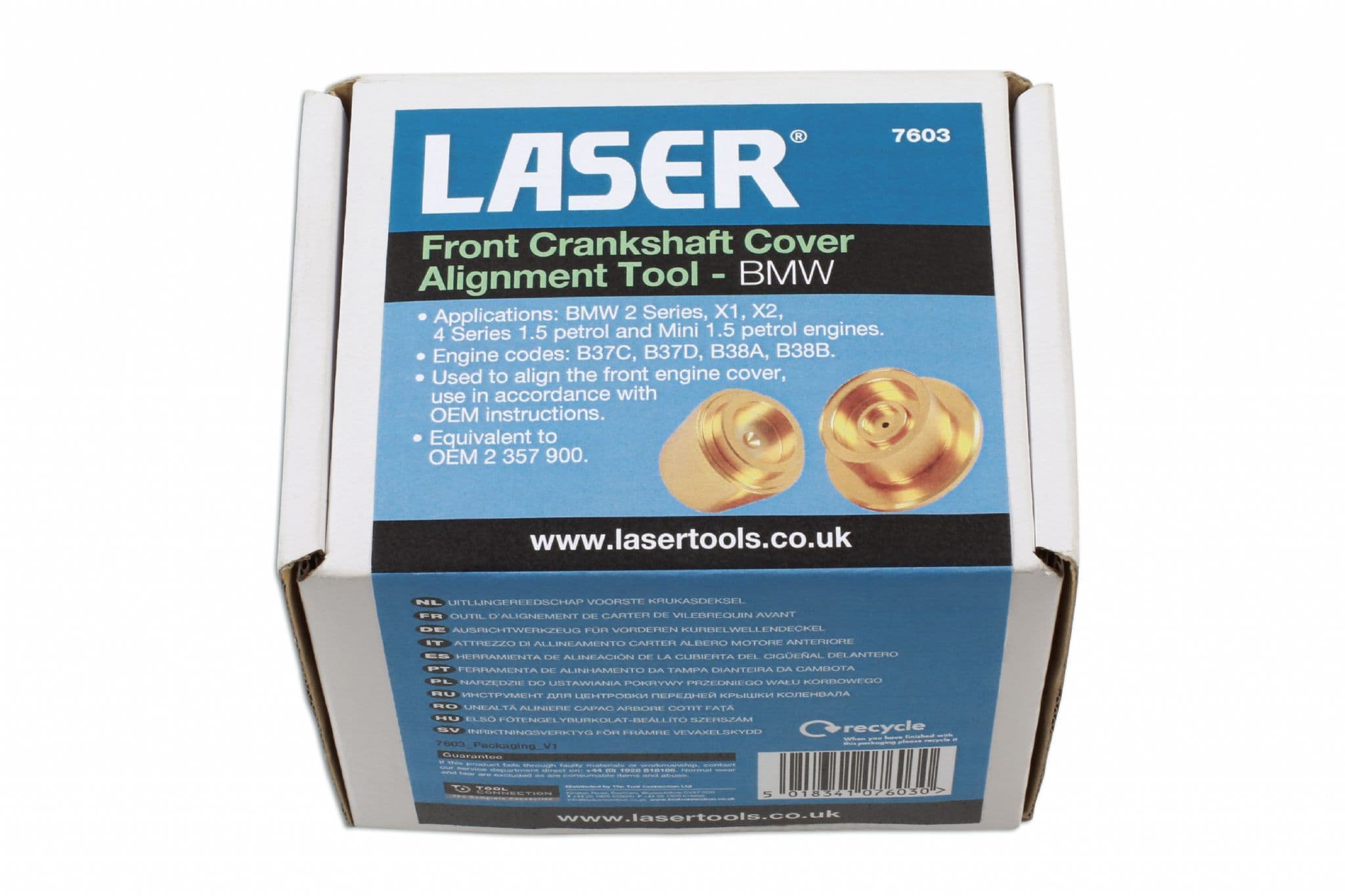 Laser 7603 Front Crankshaft Cover Alignment Tool