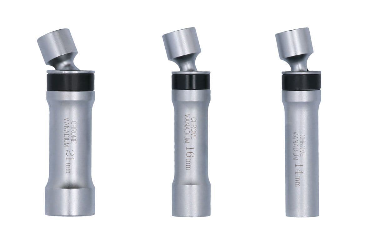 Laser 7891 Universal Joint Spark Plug Socket Set 3/8"D