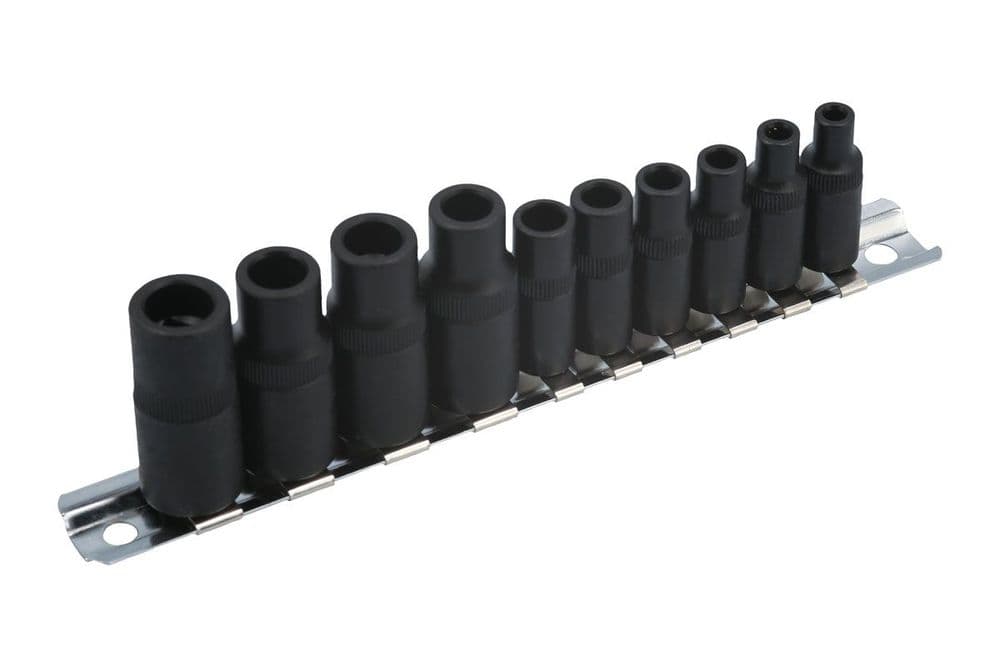 Laser 7901 10 Piece 3/8" & 1/4" Drive Tap Socket Set