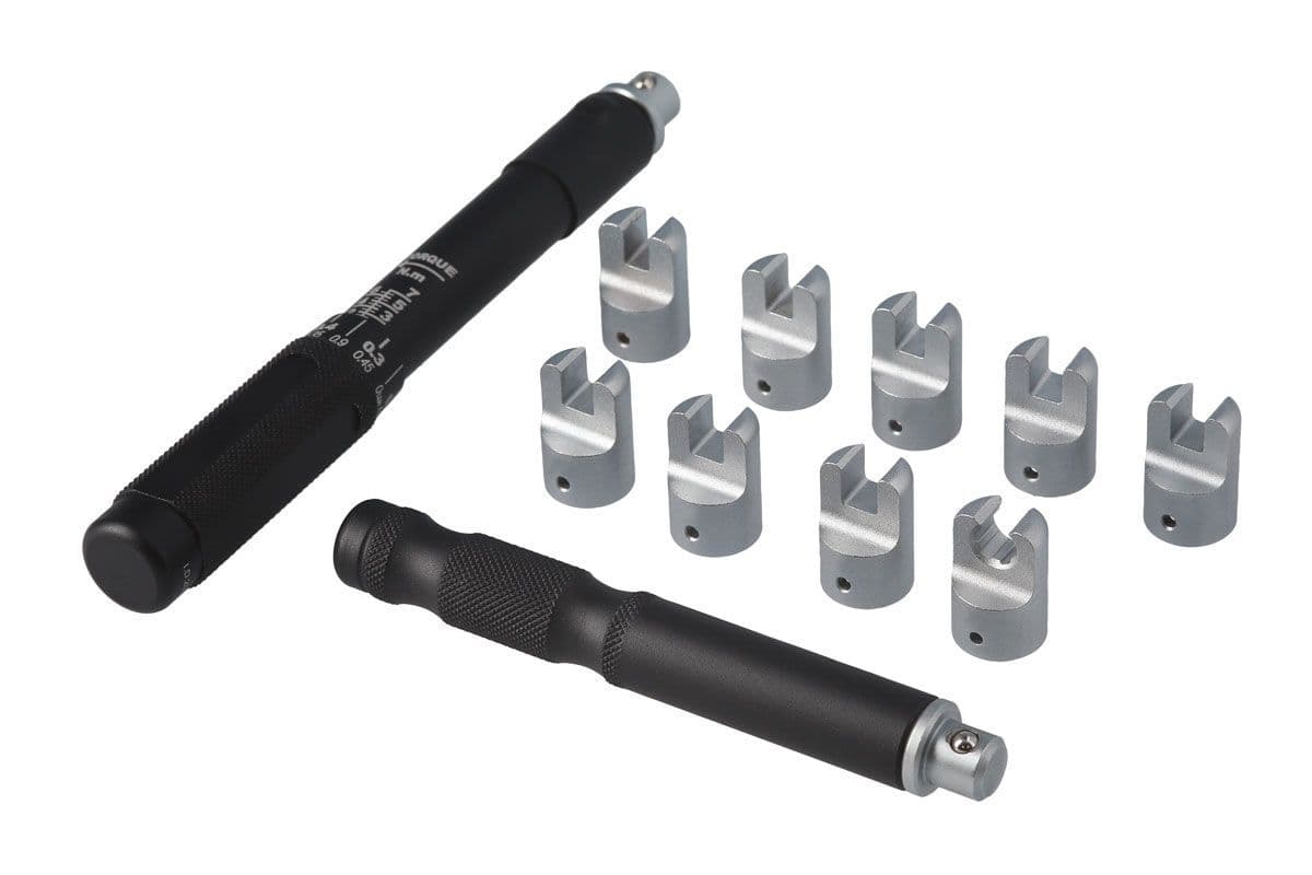 Laser Tools 8241 Motorcycle Spoke Wrench Set with Torque Wrench