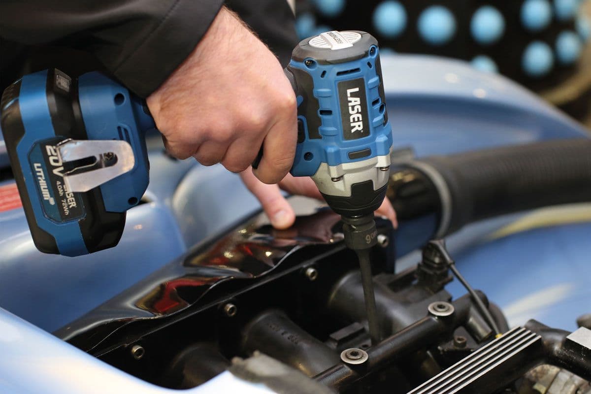 Laser Tools 8580 Extra Long Impact Hex Bit Set 1/2 Drive 7 Piece