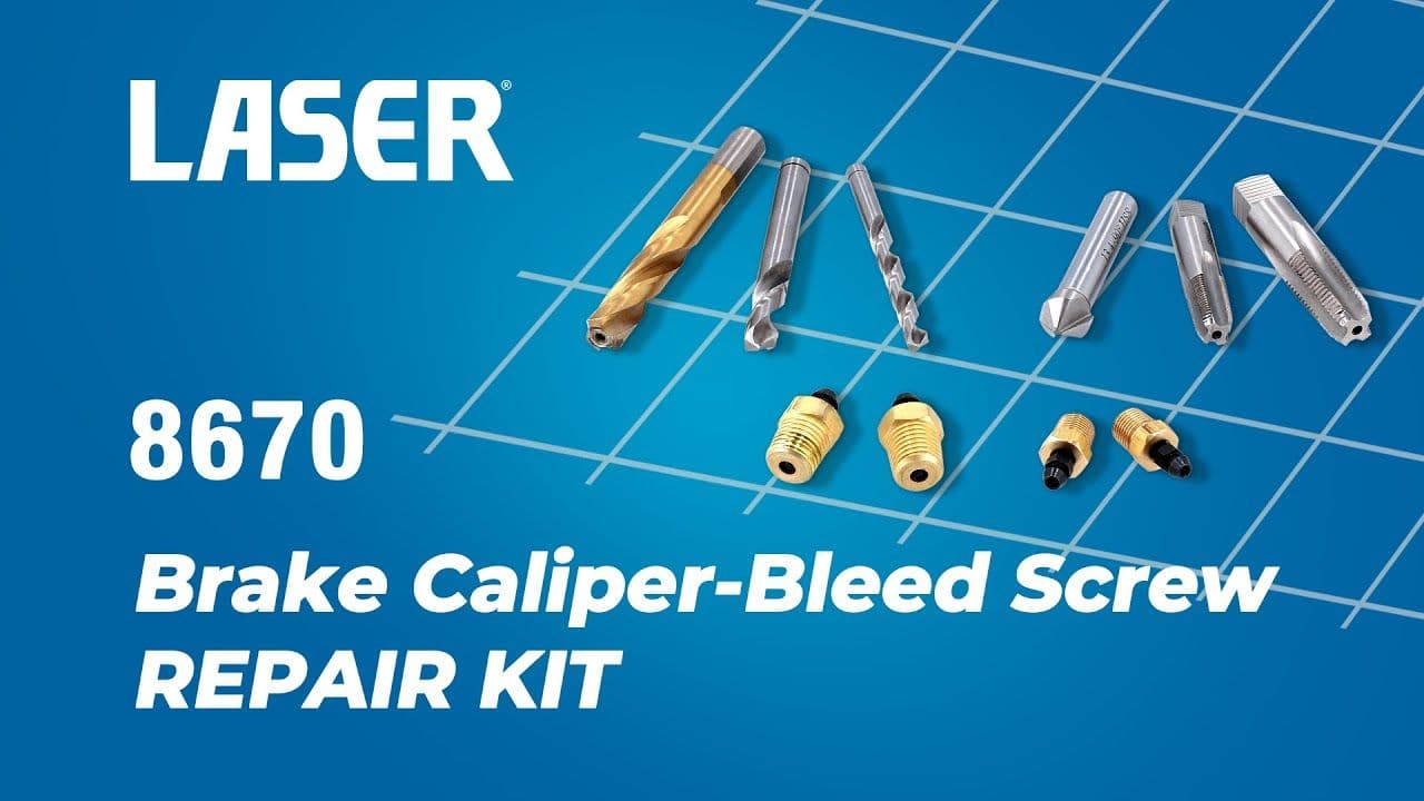 Laser Tools 8670 Brake Caliper Bleed Screw Repair Kit