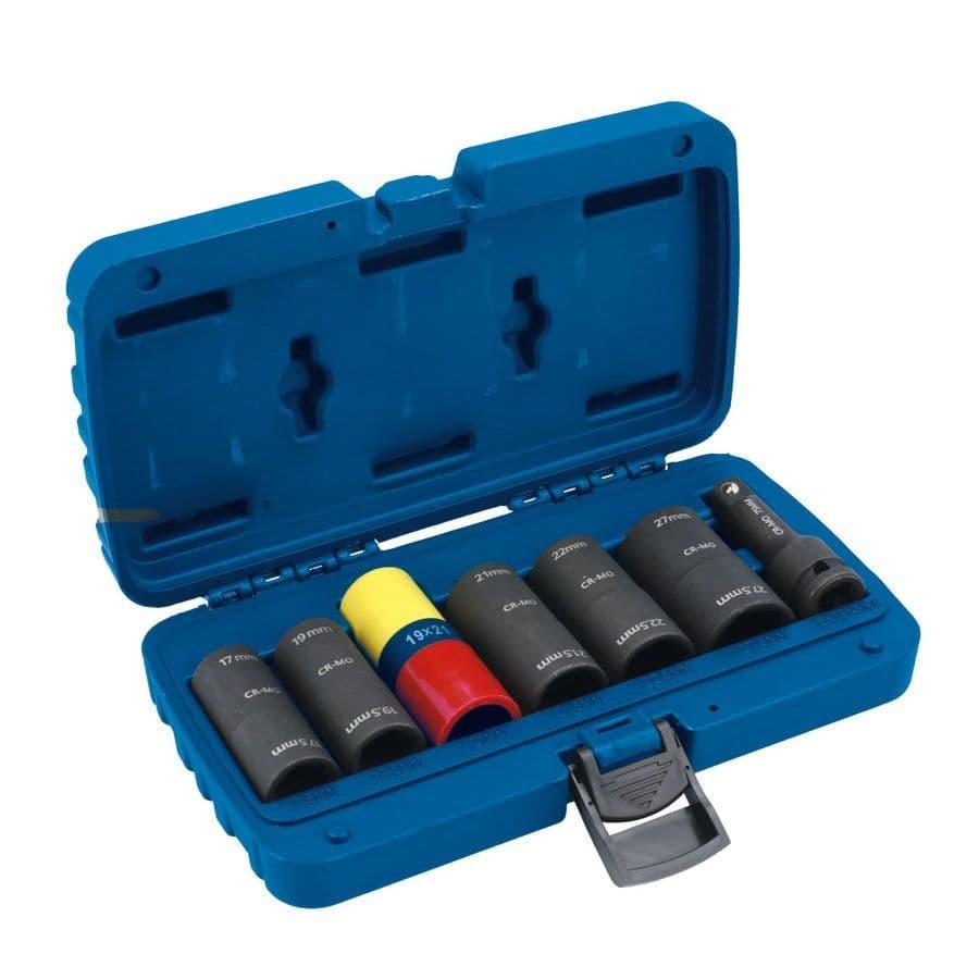 Laser Tools 8698 Double Ended Wheel Nut Socket Set 7pc