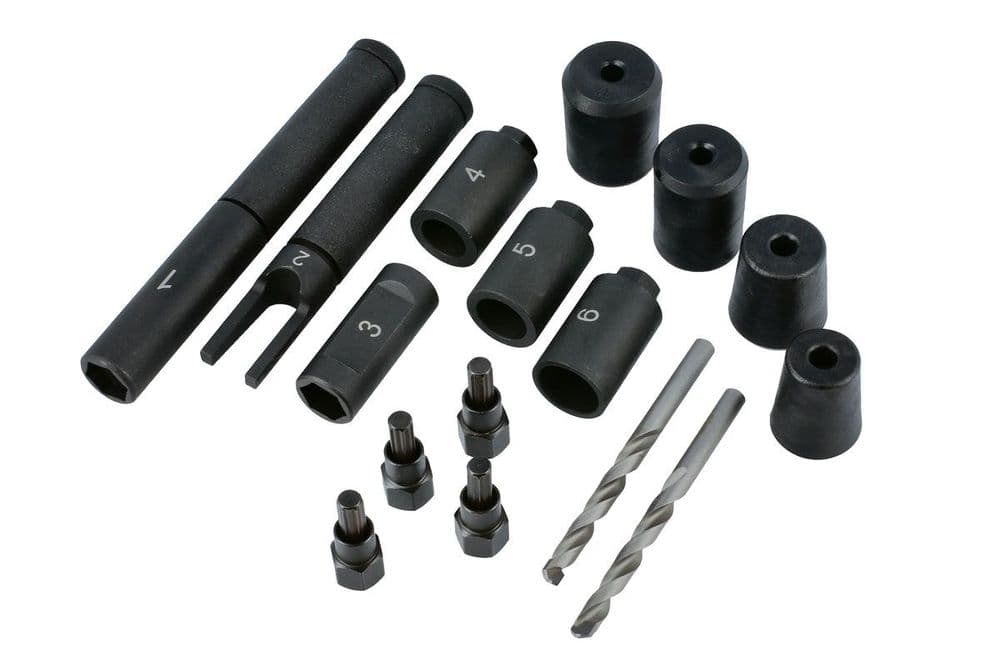Laser Tools 8912 Locking Wheel Nut Removal Kit - Lug Driller