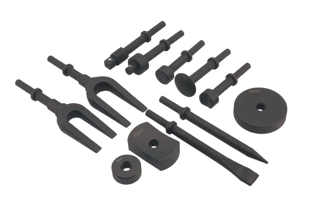 Laser Tools 9093 Air Hammer Chisel Set Hammer Heads Ball Joint ...