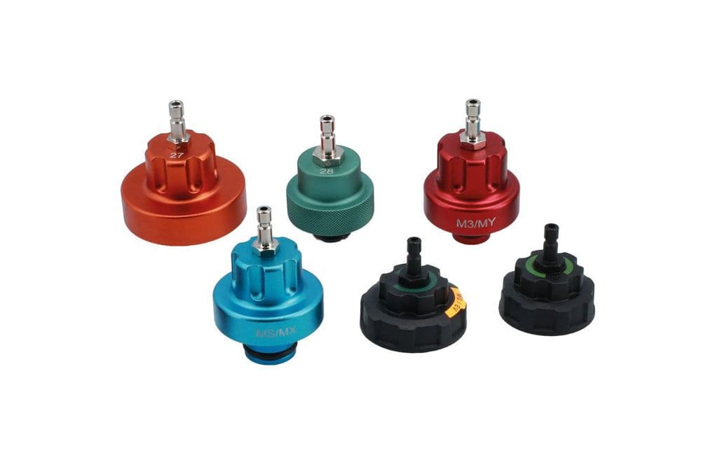 Laser Tools 9117 Cooling Pressure Test Cap Set 6pc FOR EV Hybrid ICE ...