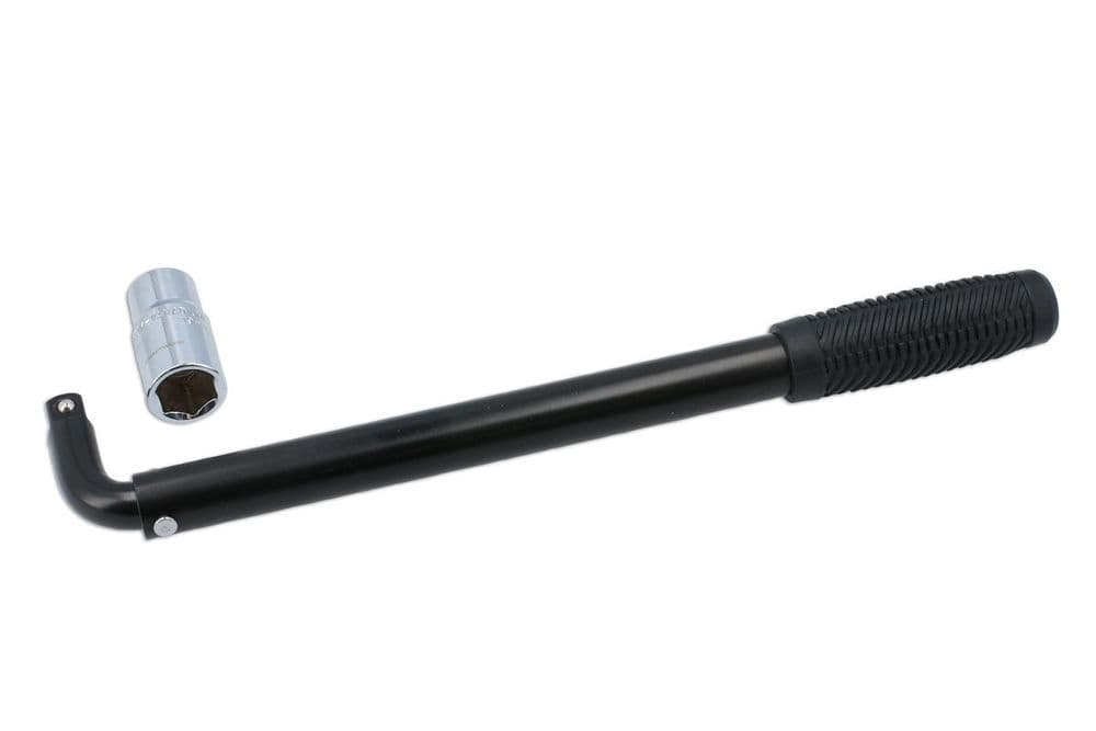 Laser Tools 9176 Pre-Set Torque Wrench with 17/19mm Flip Socket