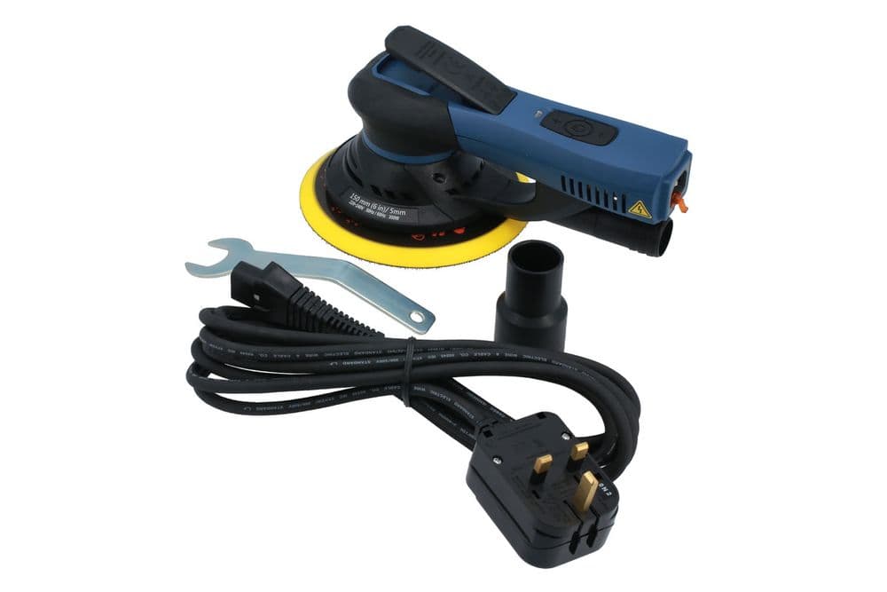 Power-Tec 92696 Electric Random Orbital Sander - 150mm