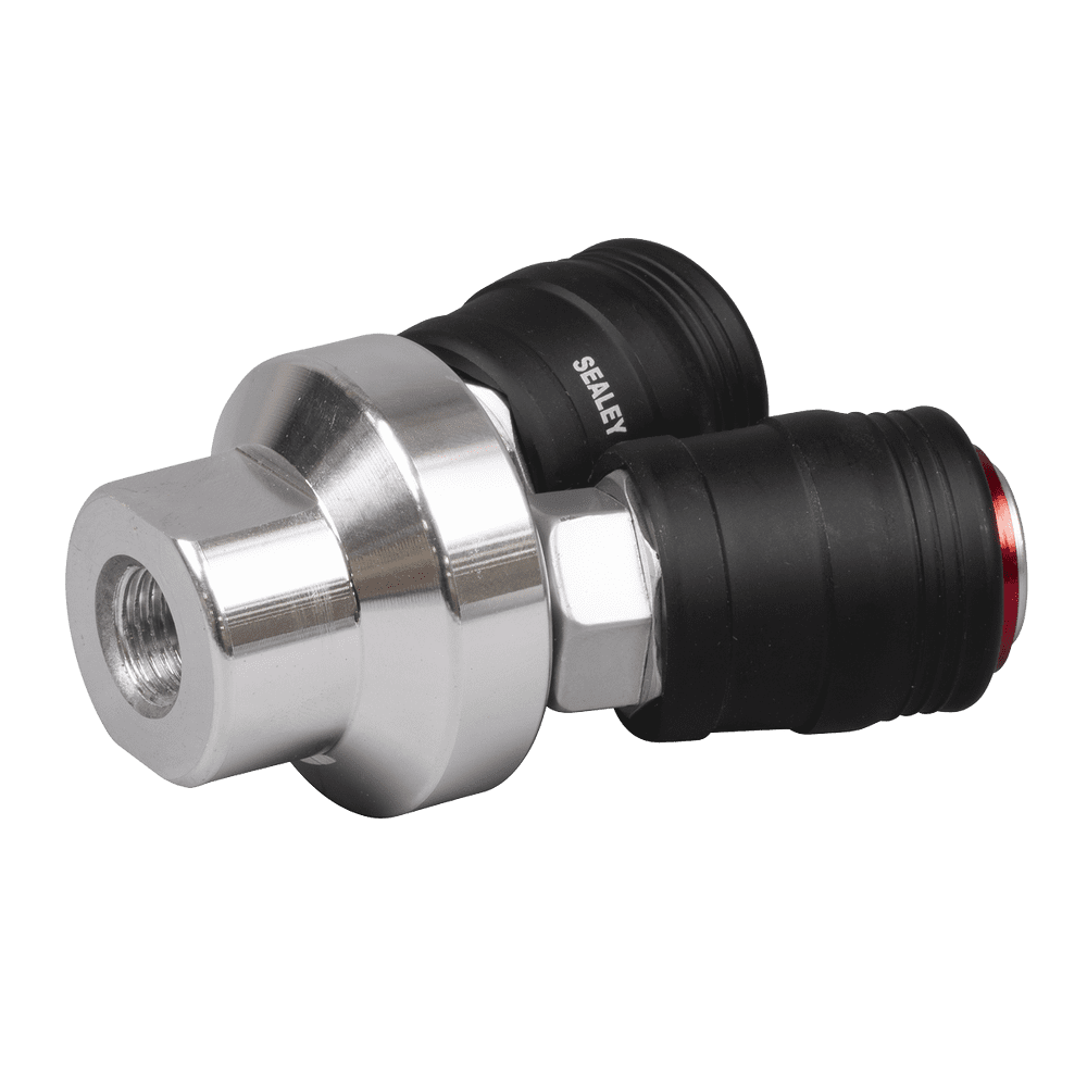 Sealey ACH55 High Flow Twin Coupling Body Female 1/4"BSPT
