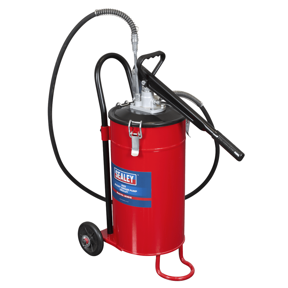 Sealey AK451X Bucket Grease Pump Trolley 15kg