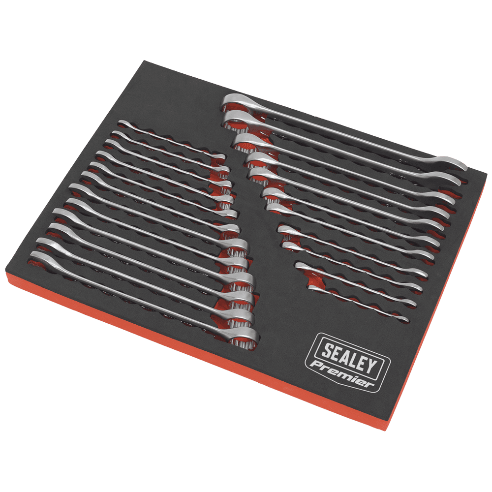 Sealey AK63256 Combination Spanner Set 23pc Metric/Imperial