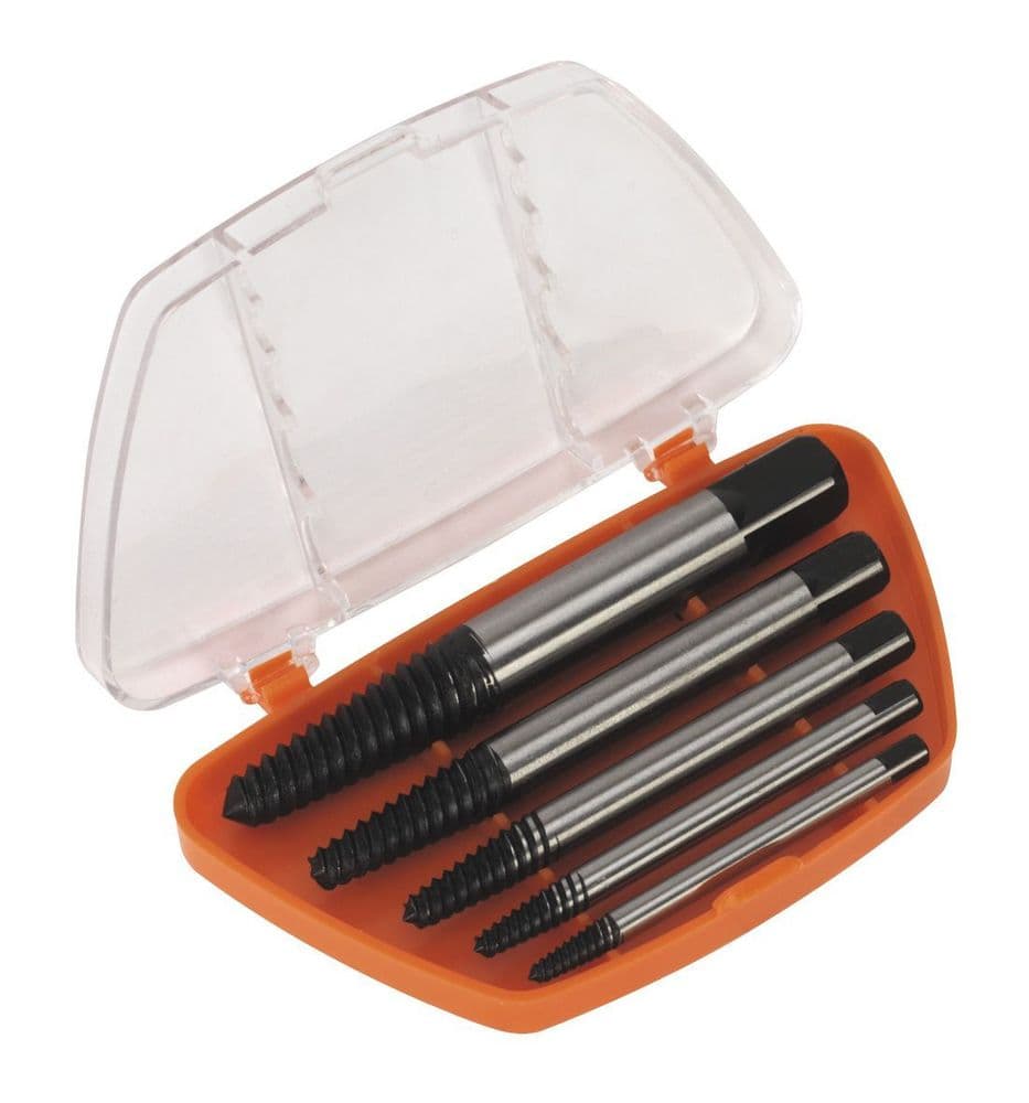 Sealey AK722 Screw Extractor Set 5pc Helix Type
