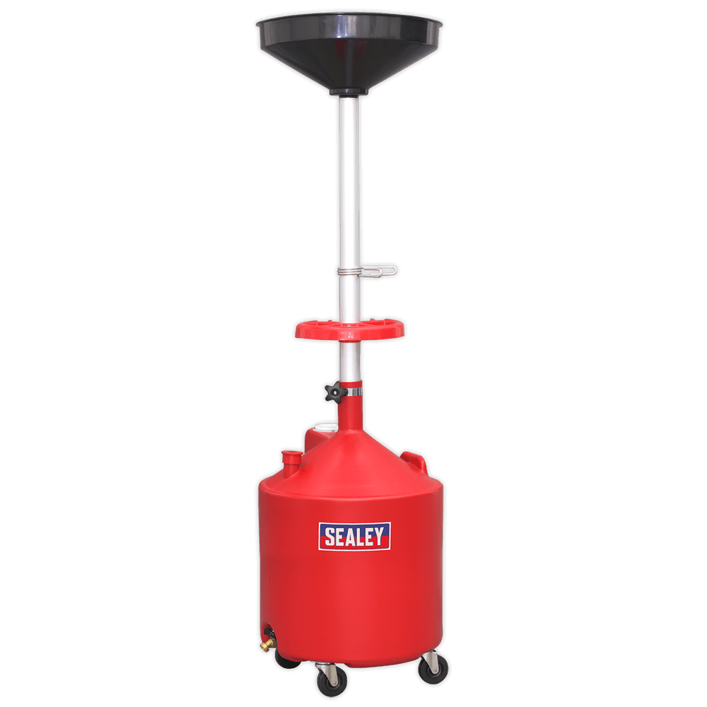 Sealey AK80D Mobile Oil Drainer 80L Gravity Discharge