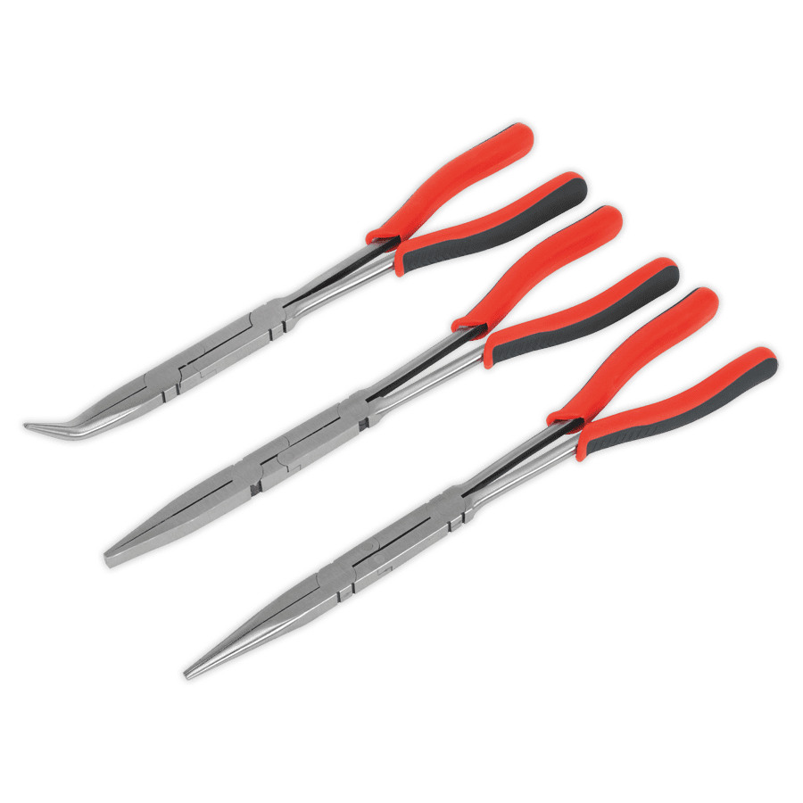 Sealey AK8580 Double Joint Pliers Set 3pc Long Reach 335mm