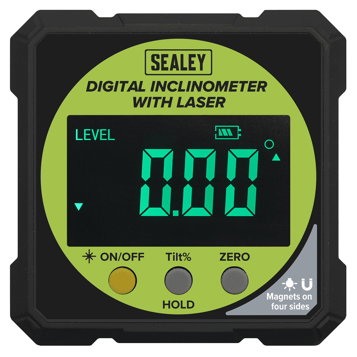 Sealey AK9991 Magnetic Digital Inclinometer With Laser Line