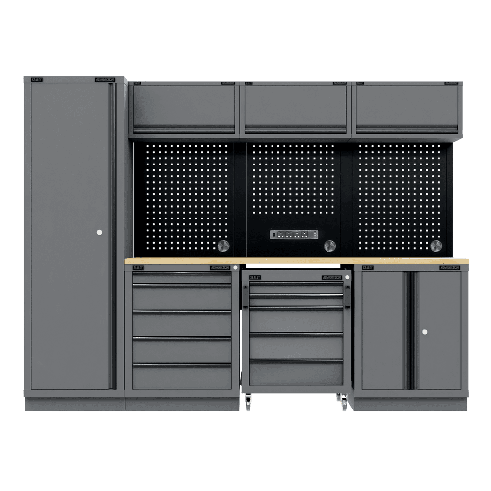 Sealey APMSBESTACK02W Superline PRO Black Edition Storage System with ...