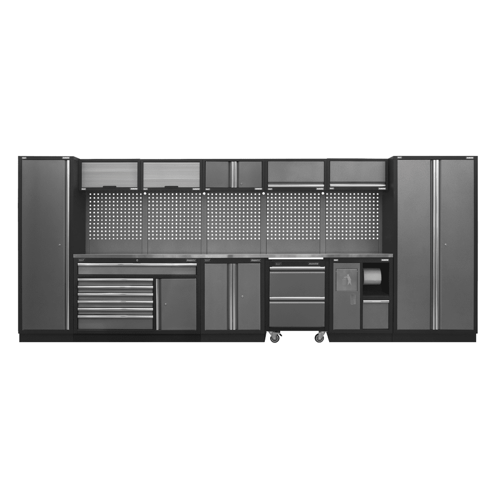 Sealey APMSSTACK15SS Modular Storage System Combo - Stainless Steel Worktop