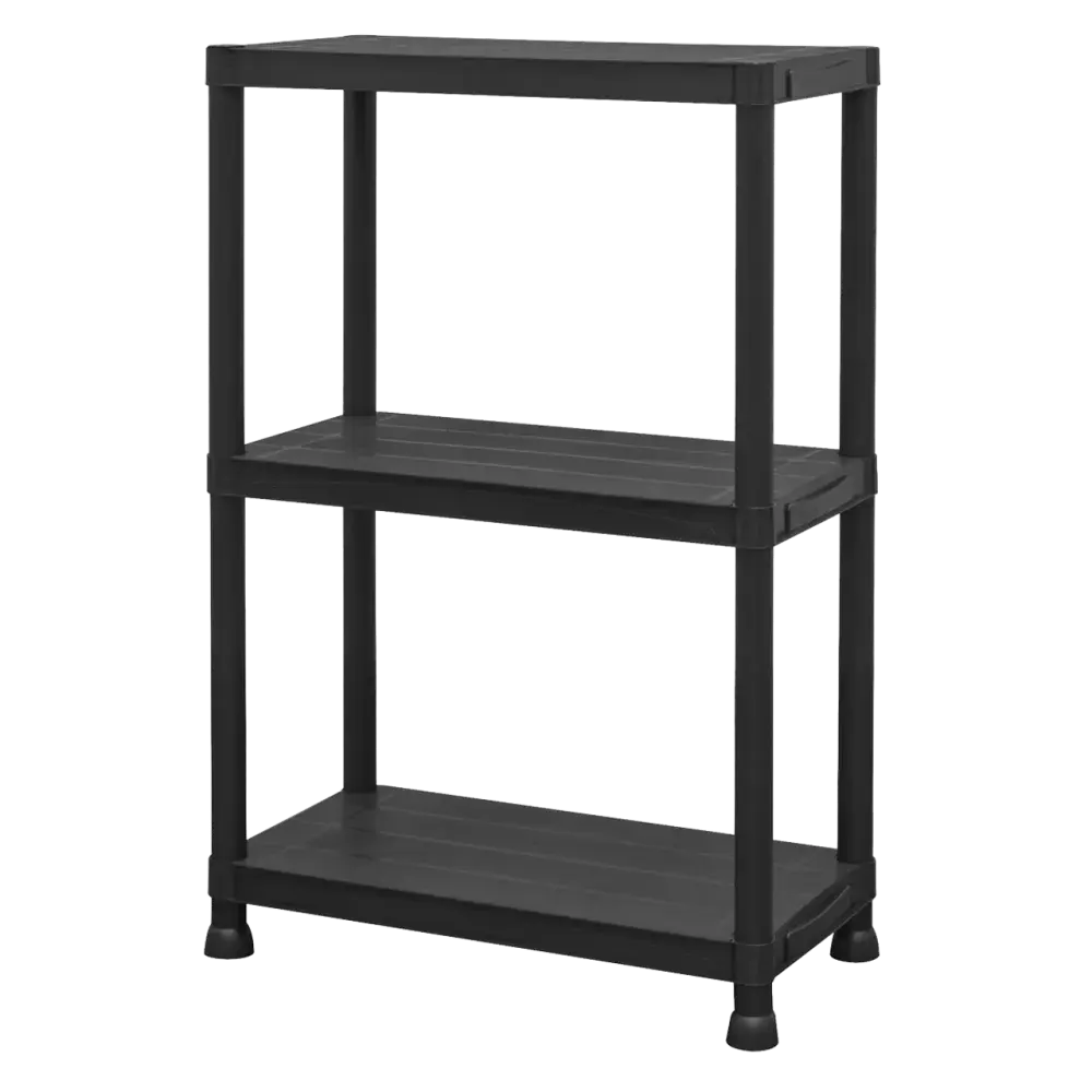 Sealey APPR3 Plastic Racking Unit with 3 Shelves 25kg Capacity Per Level